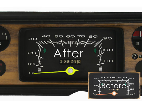 Fluorescent Yellow Instrument Cluster Needle Paint Bottle with Brush ...